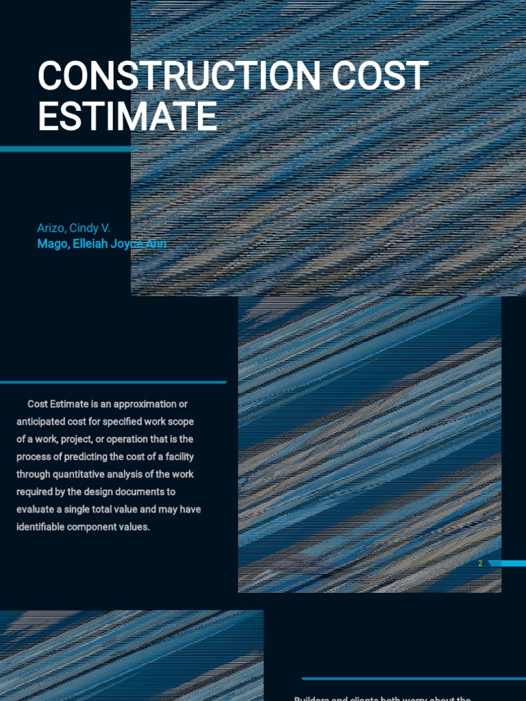 Construction Estimate PDF | PDF | Construction Bidding | Spreadsheet