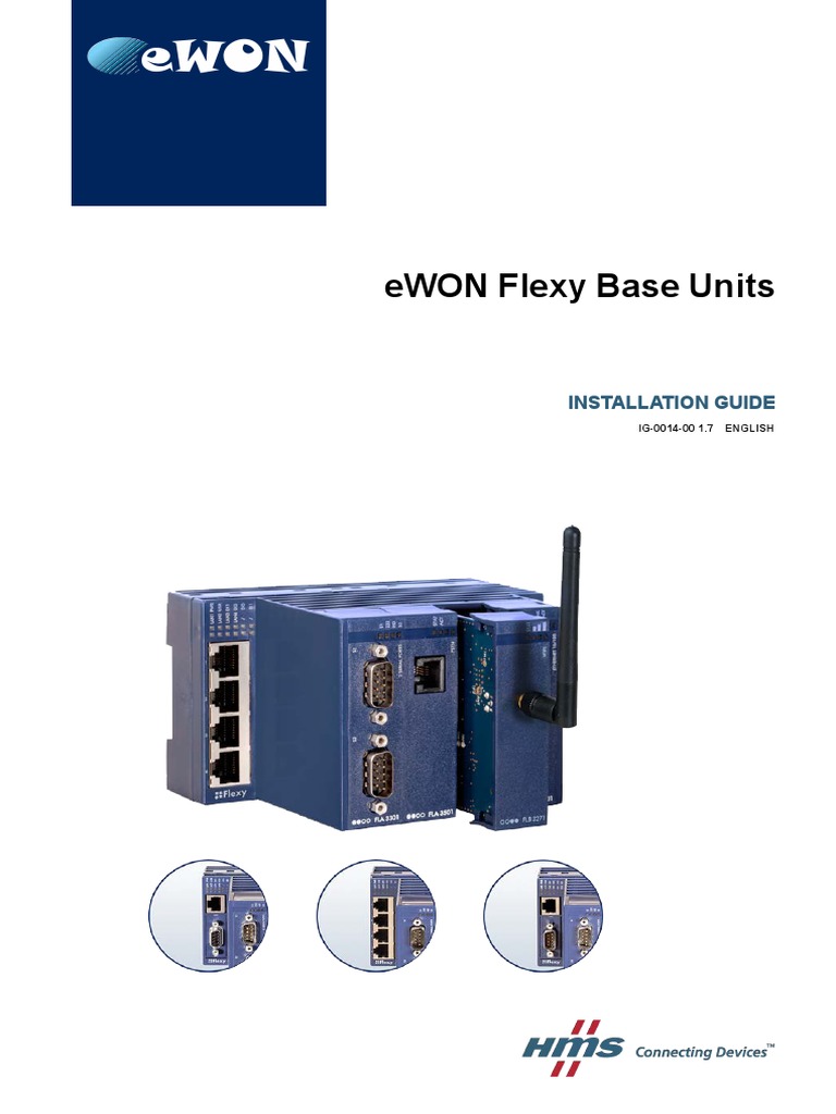 Ig 014 0 en Ewon Flexy Base Units | PDF | Business
