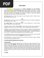 Temple-Trust Deed | PDF | Trust Law | Trustee