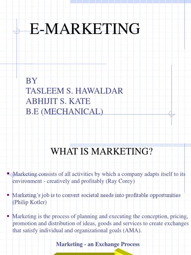 19 25 E-Marketing | PDF | Online Advertising | Marketing