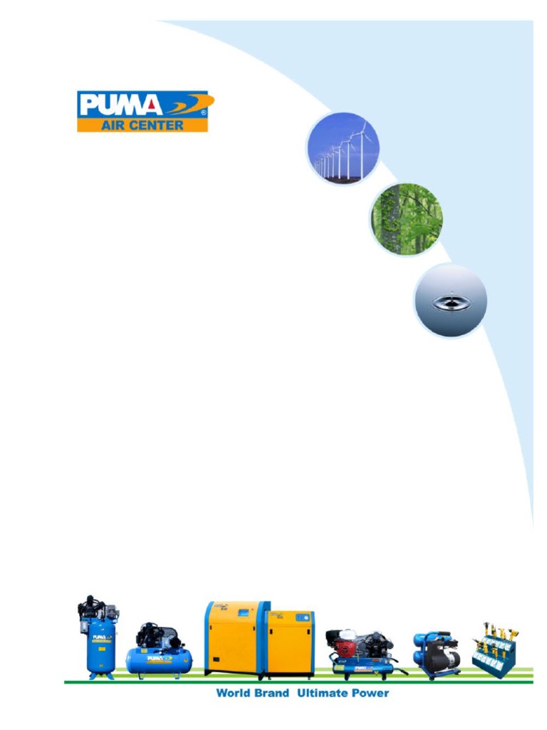 Puma Piston Series Air Compressors | PDF