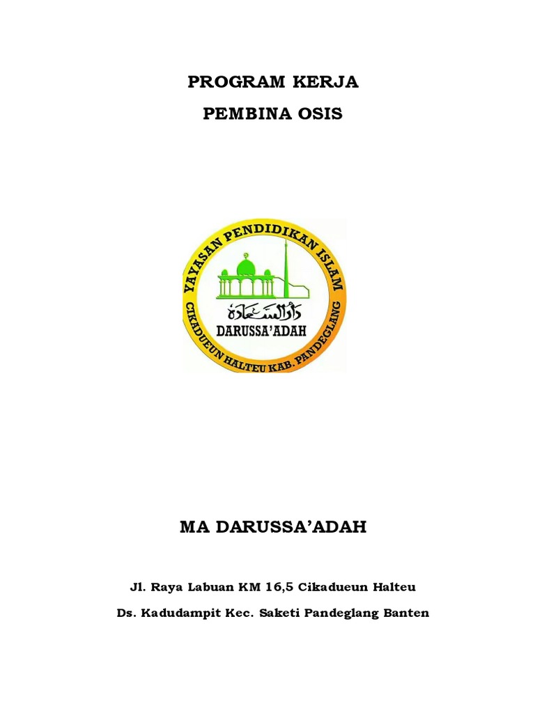 Program Pembina Osis | PDF