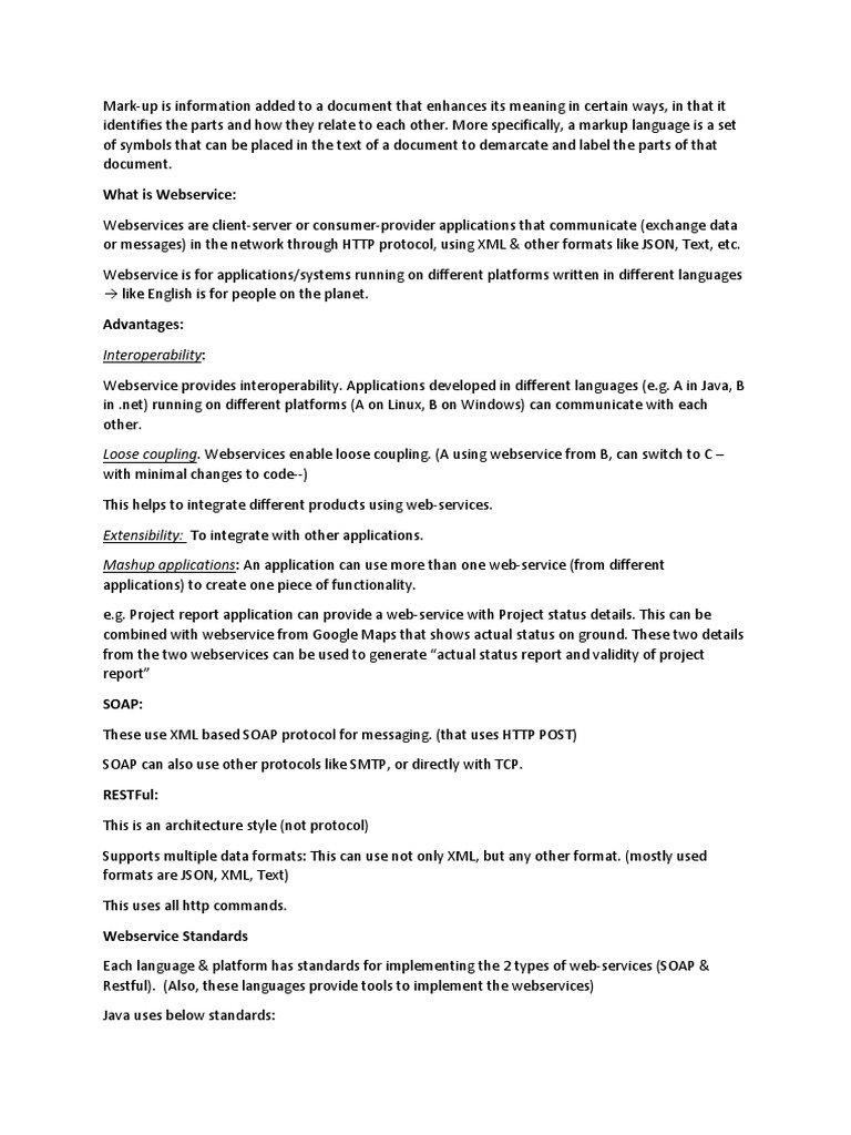 Web Services | PDF | Web Service | Soap