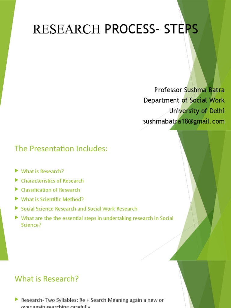 Research Process - Steps | PDF | Scientific Method | Hypothesis