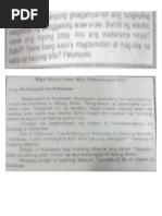 COT Q2 DLP FILIPINO 6 Naibabahagi Ang Isang Pangyayaring Nasaksihan | PDF | Learning | Cognition