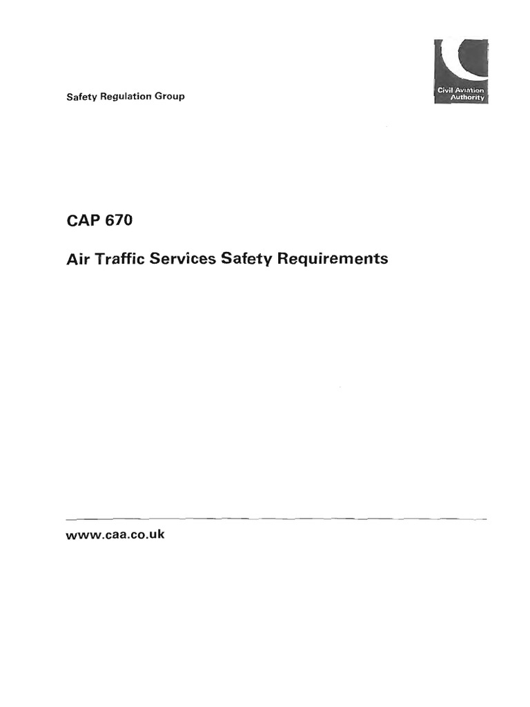 Ats Safety Requirements | PDF | Air Traffic Control | Federal Aviation ...
