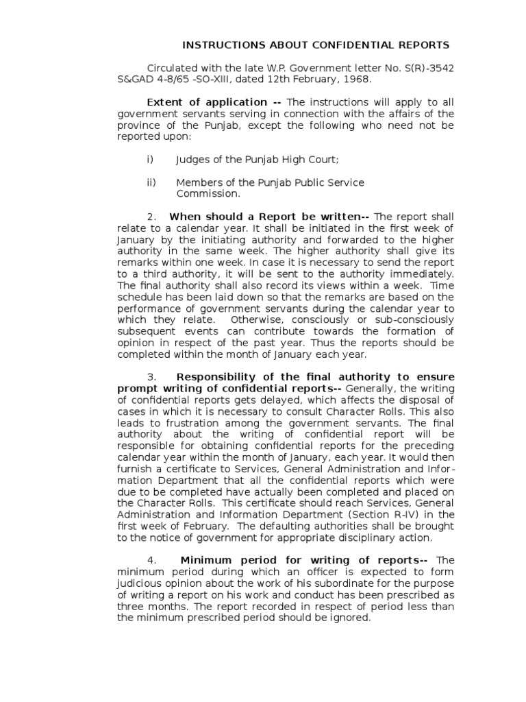 Acr Instructions (U) | PDF | Magistrate | Public Sphere