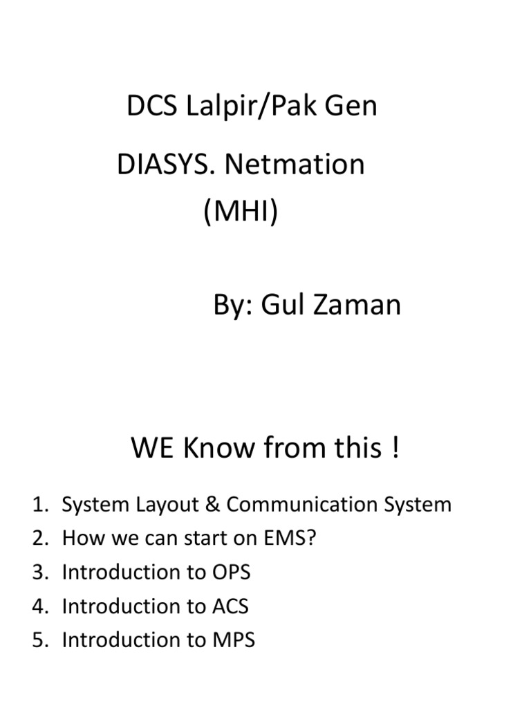 Power Plant Control System Overview | PDF | Reliability Engineering ...