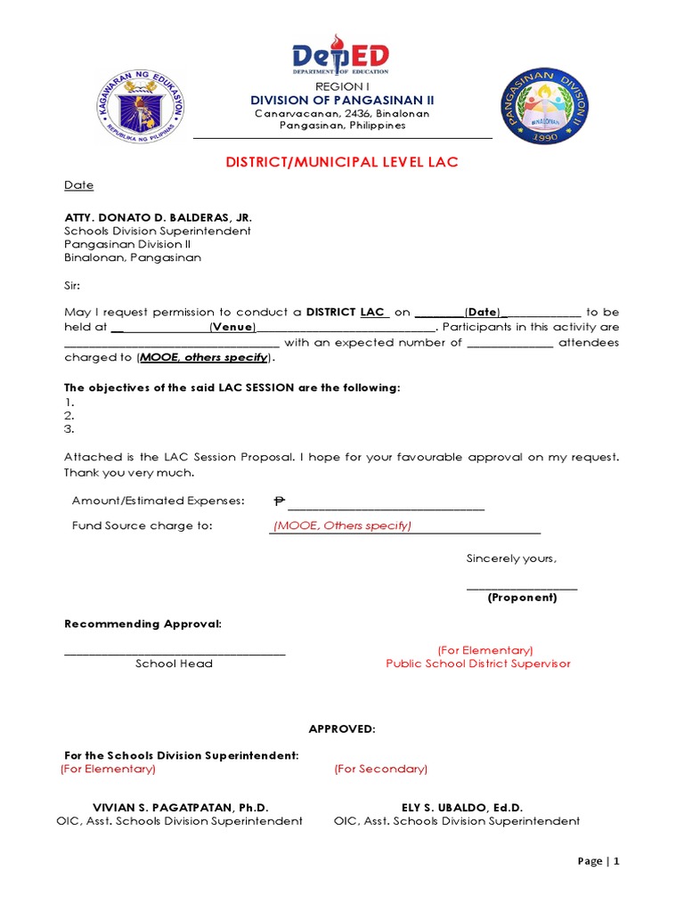 LAC Session Proposal Template | PDF | Government | Business