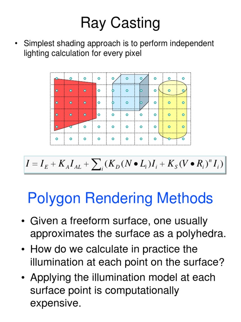 Polygon Shading13 | PDF | Scientific Modeling | Digital Signal Processing