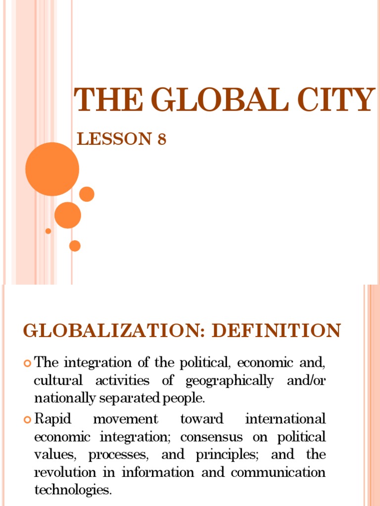 The Global City | Download Free PDF | Globalization | Space