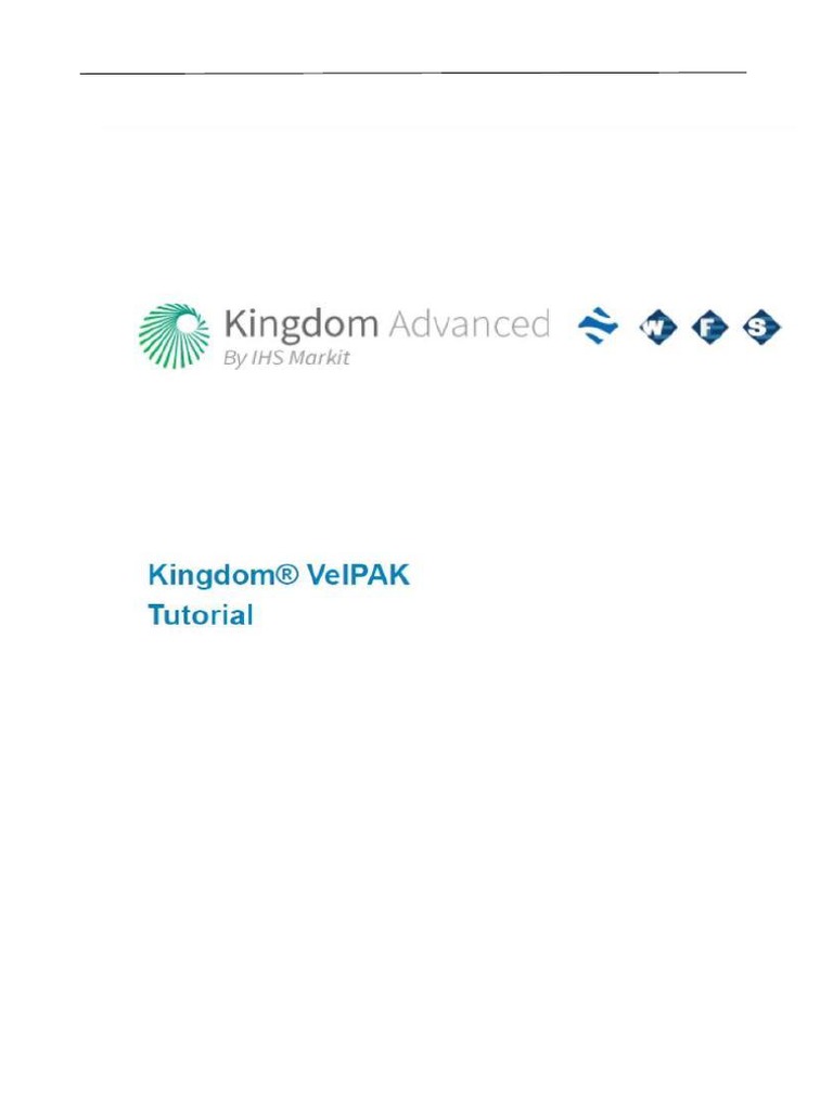 VelPAK Tutorial | PDF | Icon (Computing) | Tab (Gui)