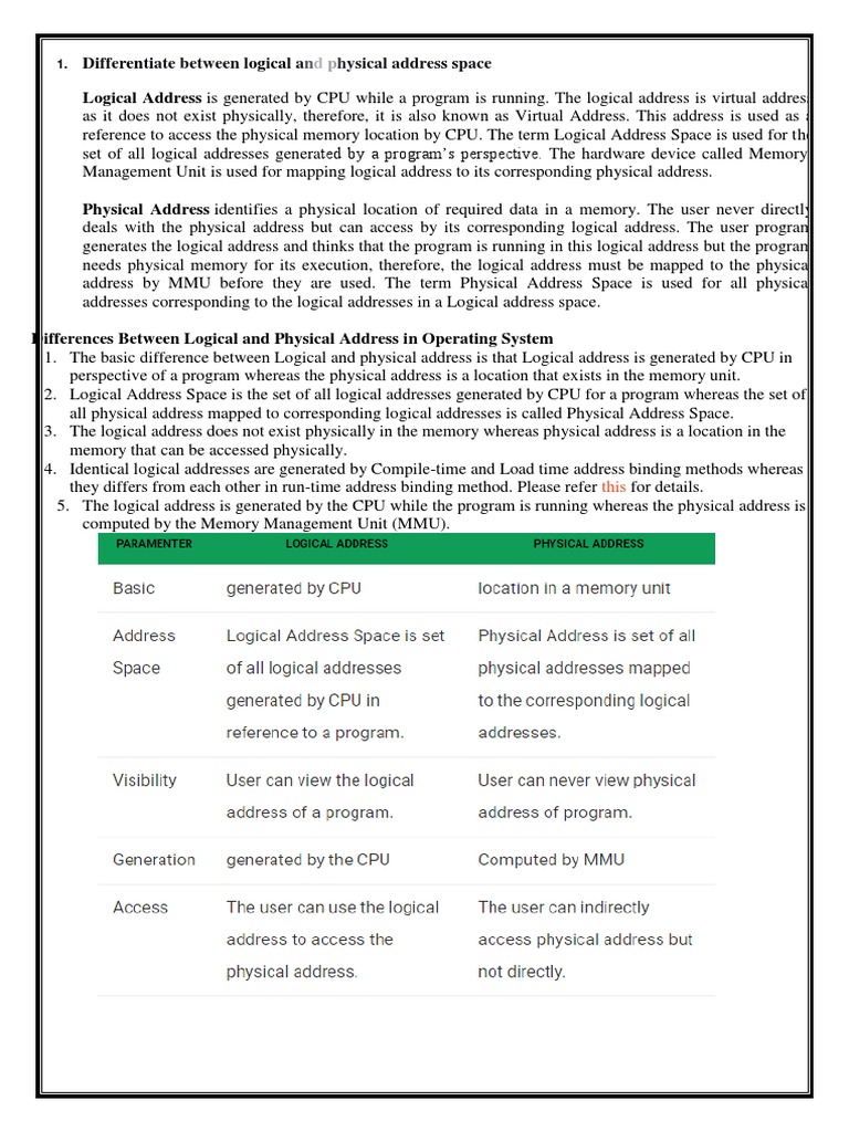 Contiguous Memory Allocation | PDF | Computer Data Storage | Integer (Computer Science)