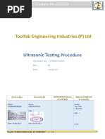 (Plate Ut Check Procedure (For Lamination Check) - 1 | PDF | Technology ...