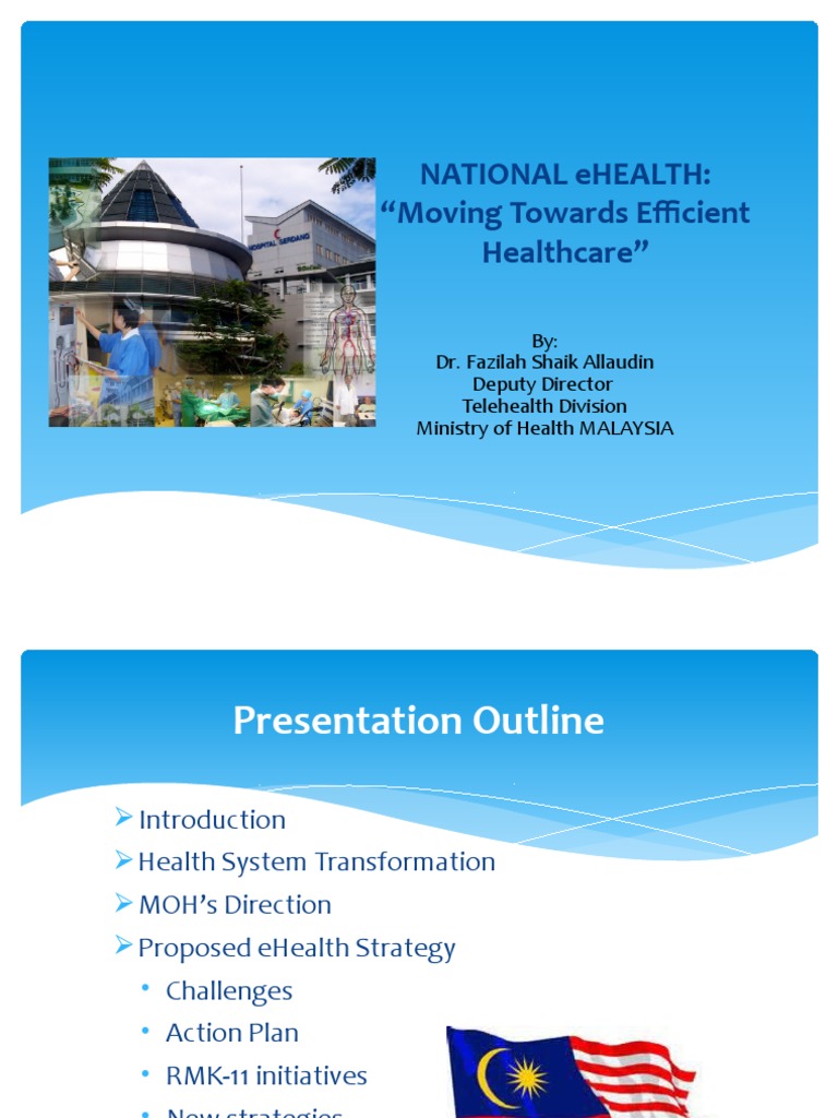 eHealth Strategy for Malaysia's Healthcare | PDF | Health System ...