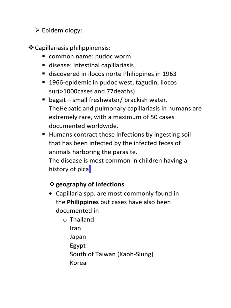 Is Most Common in Children Having A History of Pica | PDF | Science ...