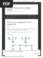 Como Configurar Un Servidor Web en Packet Tracer | PDF