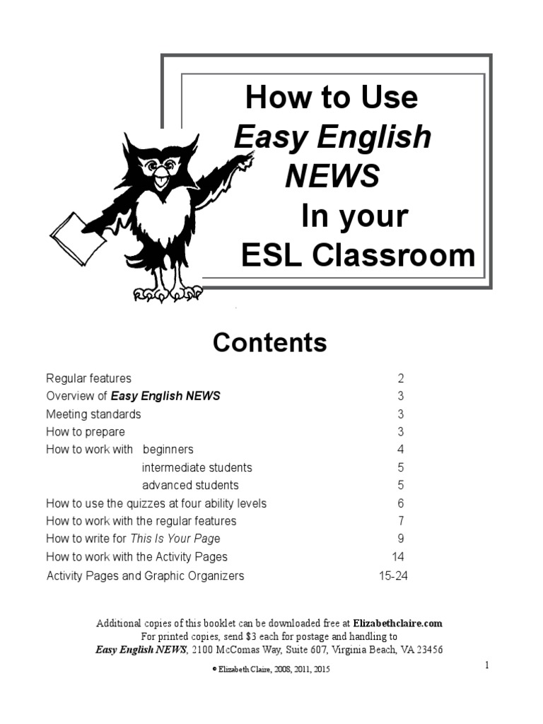 How To Use Easy English | PDF | Reading Comprehension | Question