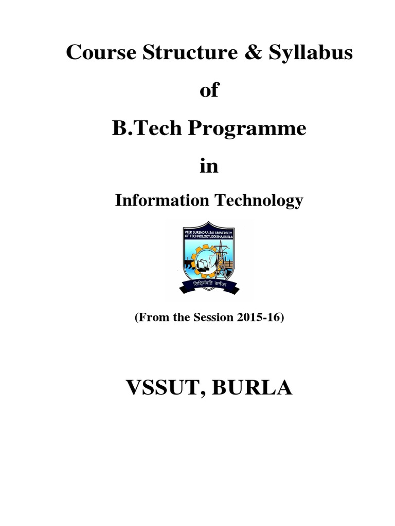 B.Tech IT Course Structure & Syllabus | PDF | Ordinary Differential ...