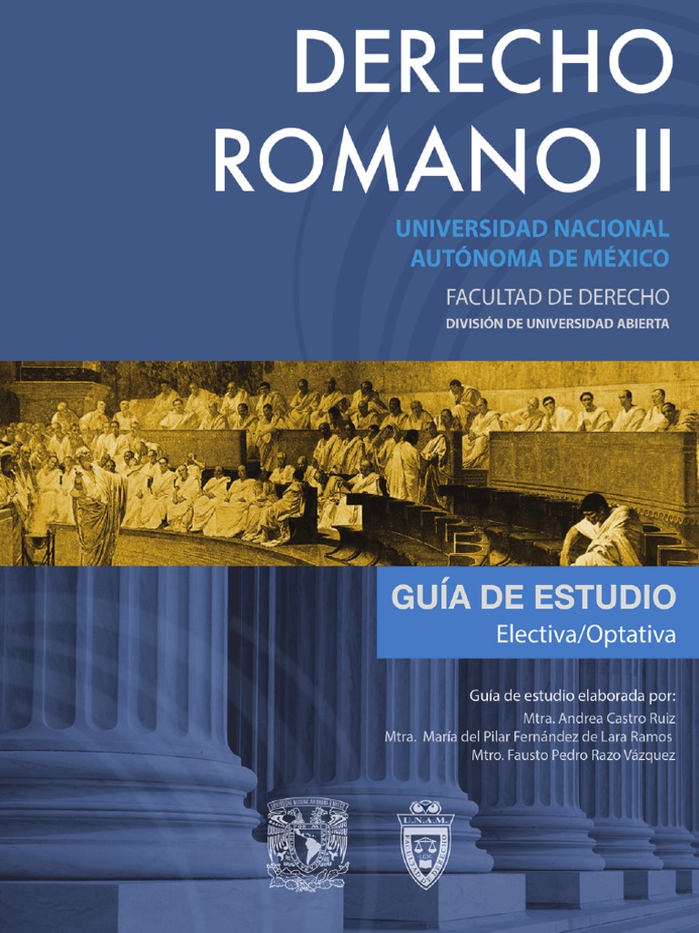 Derecho_Romano_II_2_semestre.pdf | Conceptos legales | Gobierno | Prueba gratuita de 30 días ...