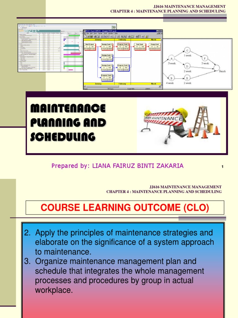Maintenance Planning and Scheduling | PDF | Scheduling (Computing) | Inventory