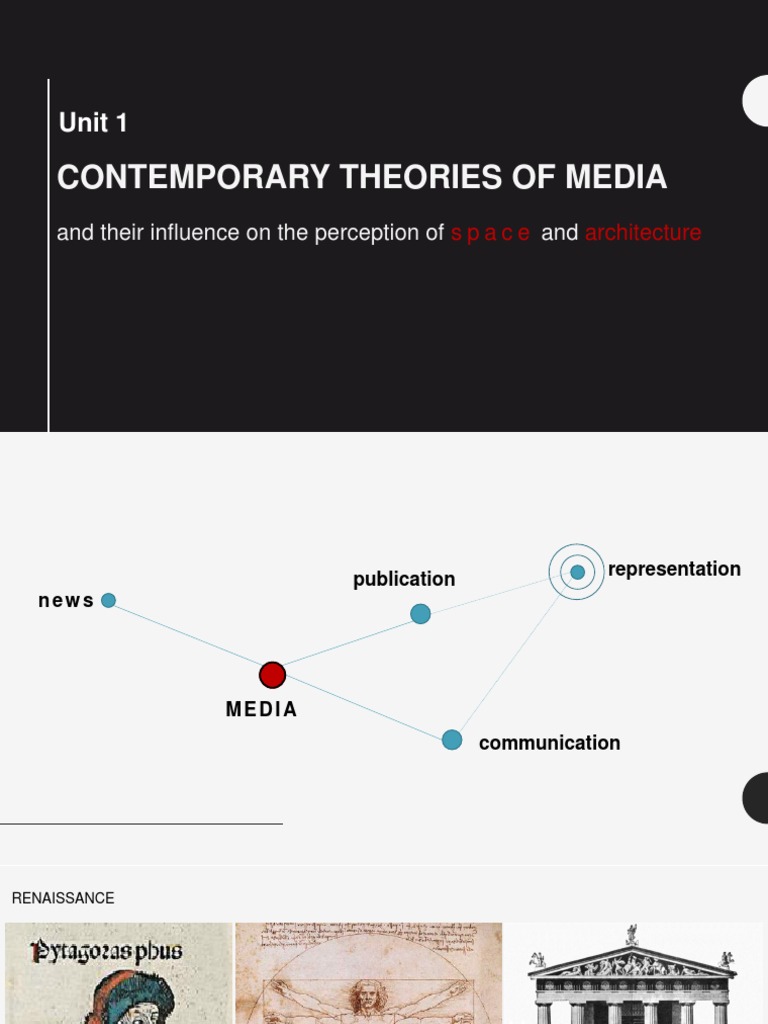 Contemporary Theories of Media: Unit 1 | PDF | New Media | Design