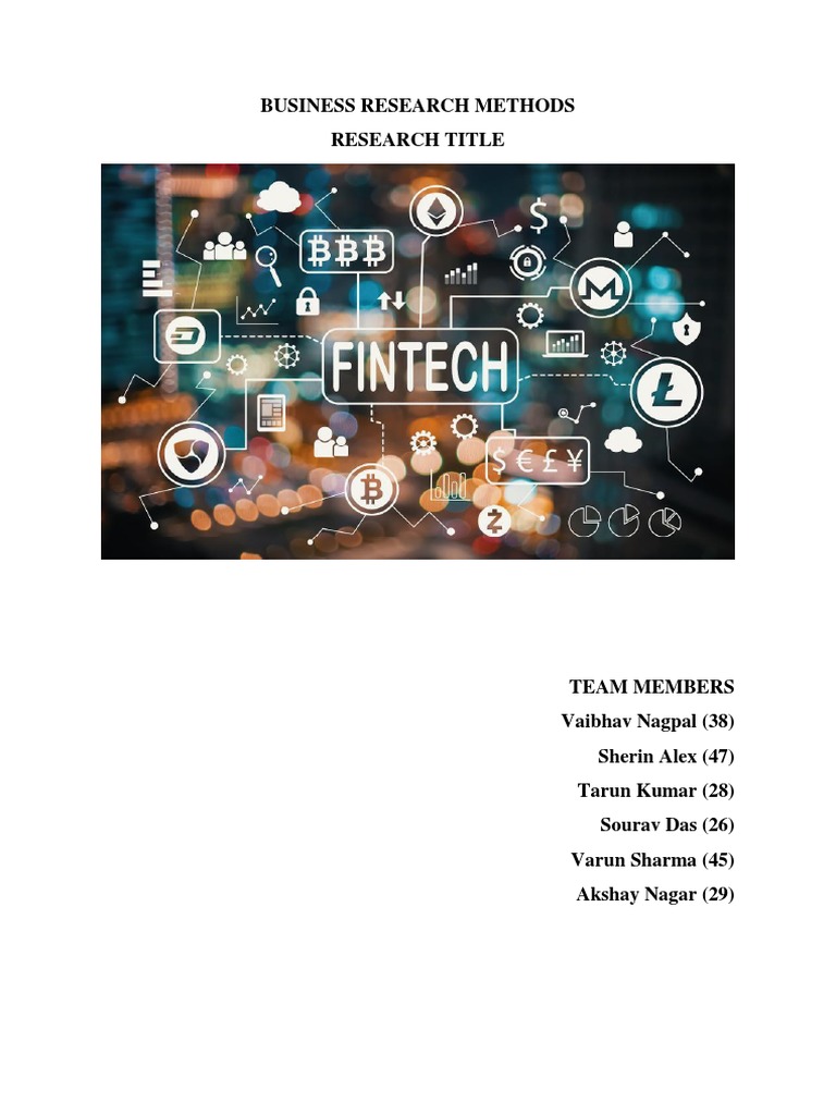 Fintech Paper | PDF | Financial Technology | Finance & Money Management