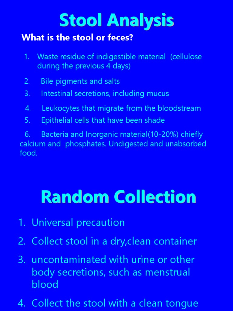Stool Analysis: What Is The Stool or Feces? | PDF | Human Feces | Diarrhea