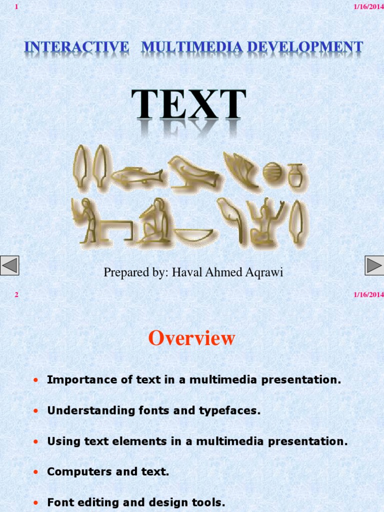 Prepared By: Haval Ahmed Aqrawi | PDF | Typefaces | Character Encoding