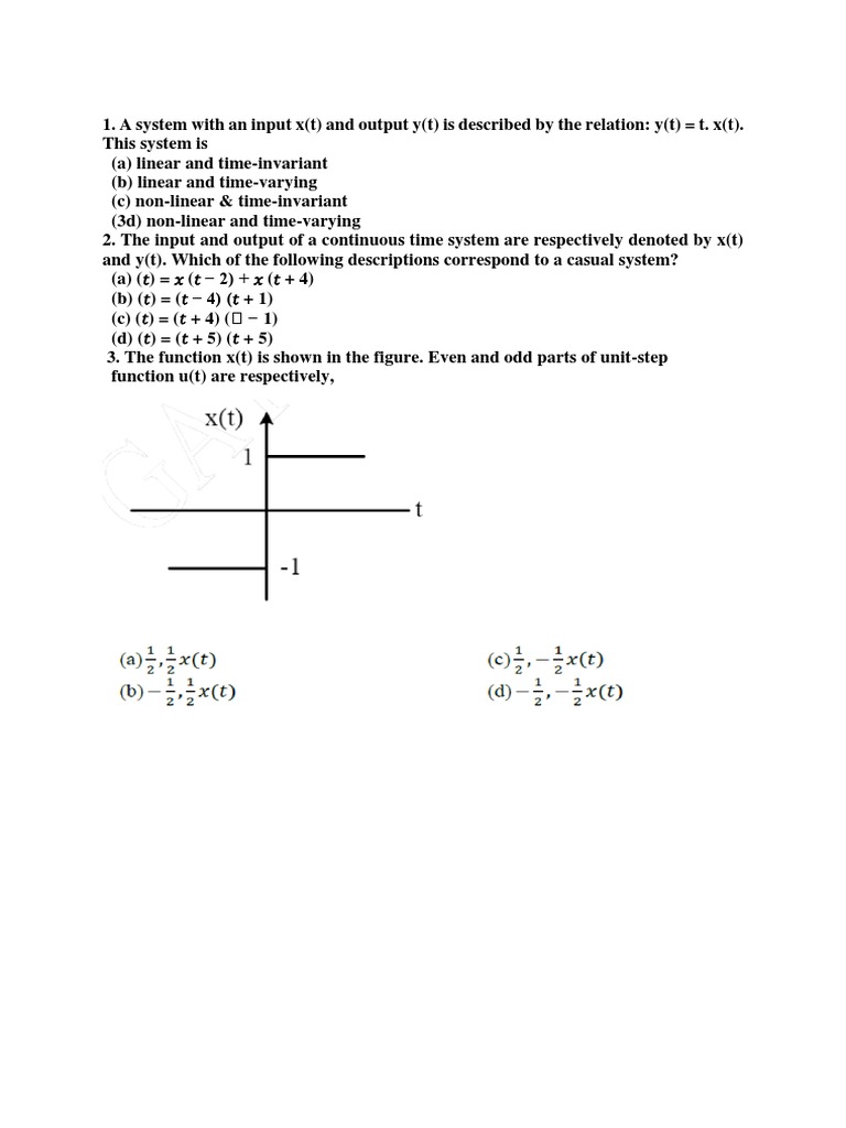 DSP Gate Questions with Solutions | PDF