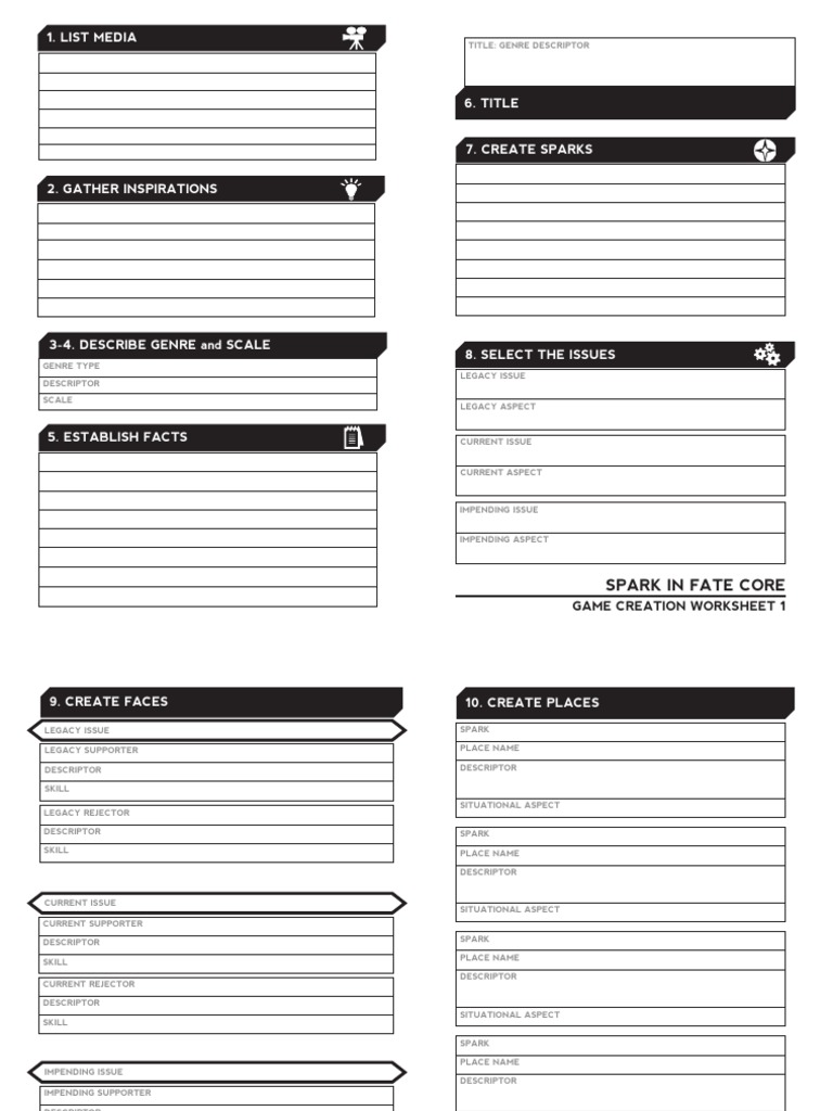 List Media: Spark in Fate Core | PDF