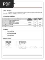 Komal CV | PDF