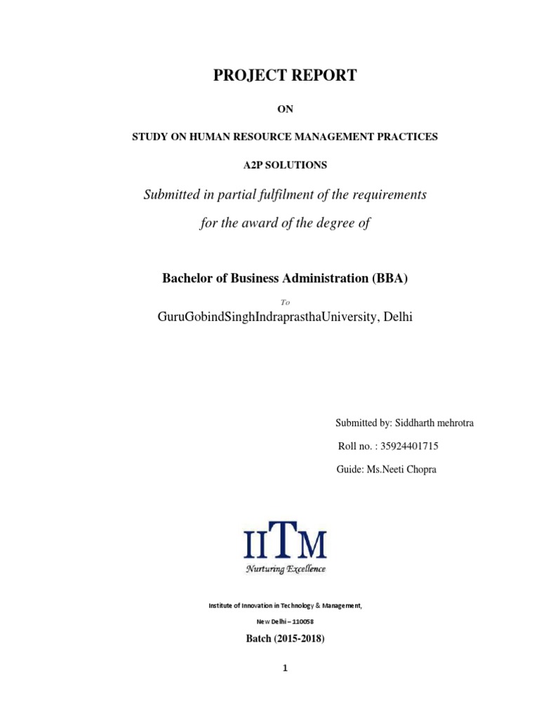 HR (summer internship project).docx | Recruitment | Employment