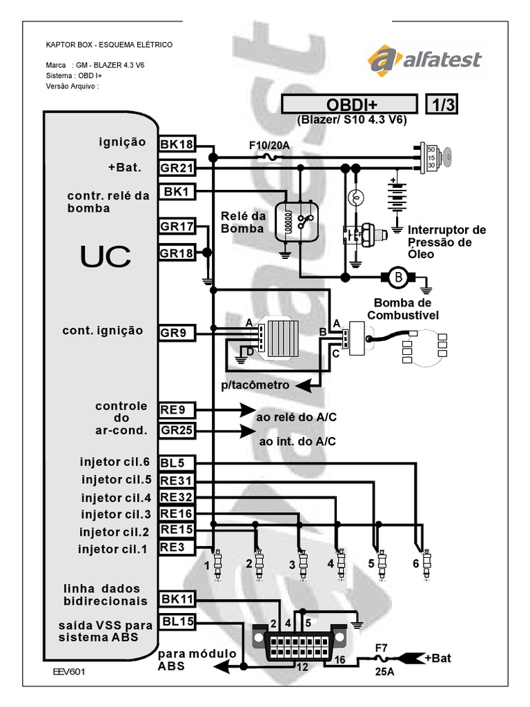 Blazer 4.3L Diagrama Electrico 1de3 | PDF | Veículos terrestres ... Blazer 4.3L Diagrama Electrico 1de3 | PDF | Veículos terrestres ...