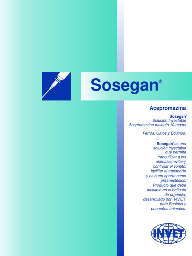 Sosegan Inyectable | PDF | Antipsicótico | Drogas