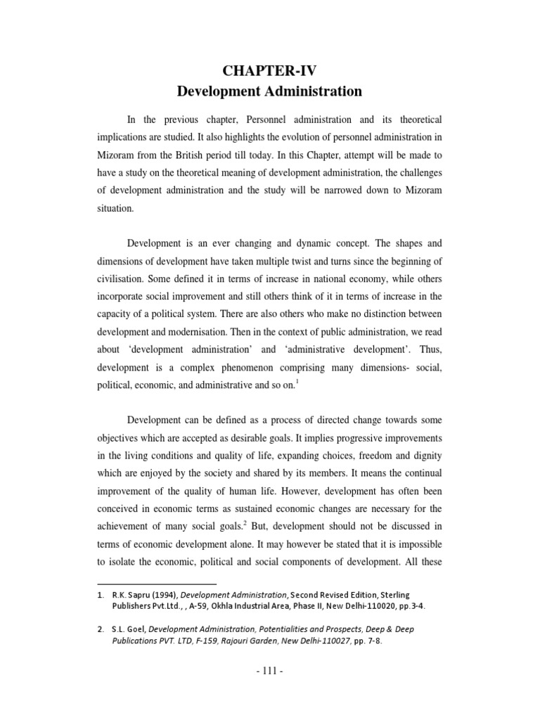 Development Administration | PDF | Economic Development | Public ...