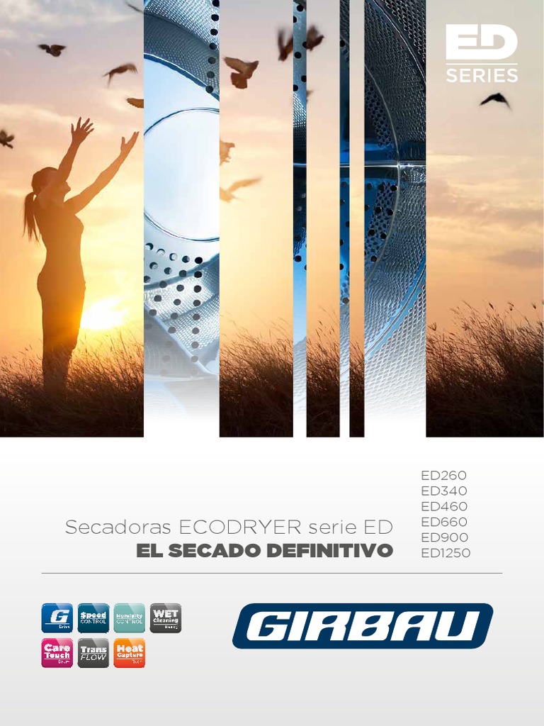 Secadoras ECODRYER: Eficiencia y Calidad | PDF | Temperatura | Secadora de ropa