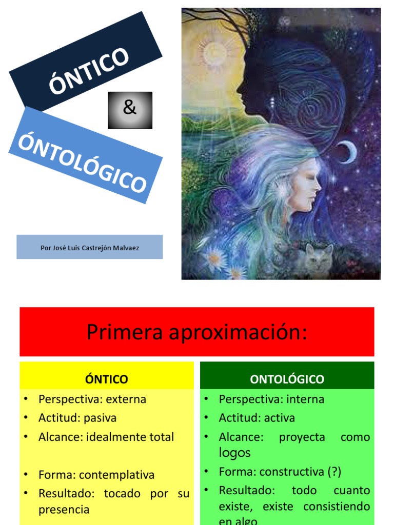 Óntico Vs Ontológico | PDF | Ontología | Esencia