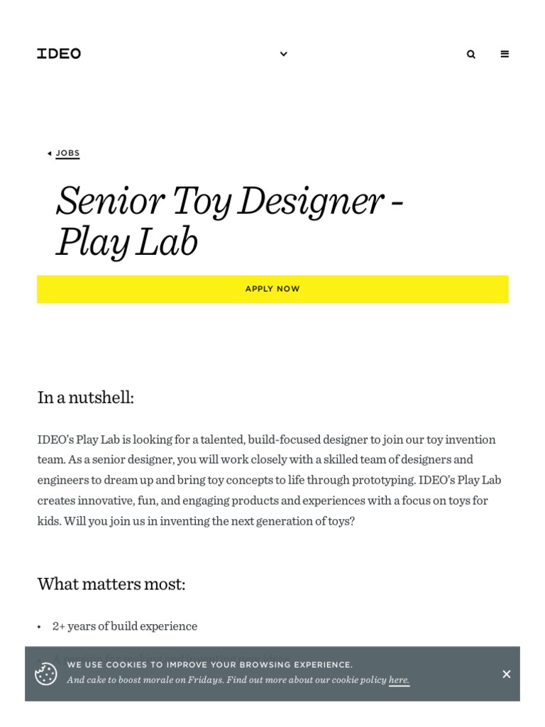 Intro To Toy Design | Download Free PDF | Toys | Engineering