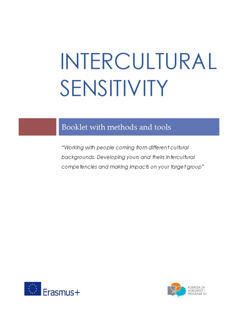 Intercultural Sensitivity: Booklet With Methods and Tools | PDF | Cross ...