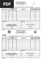 COA Annex A Property Inventory Form | PDF