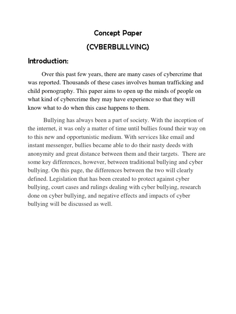Concept Paper | PDF | Politics