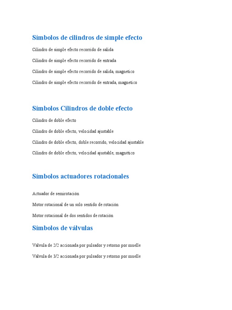 Simbolos de Control Automatico | Descargar gratis PDF | Solenoide | Presión