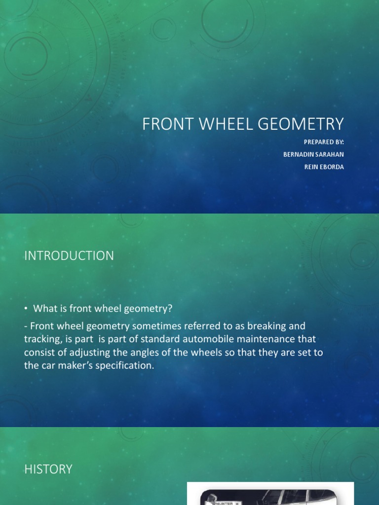 Front Wheel Geometry Explained | PDF