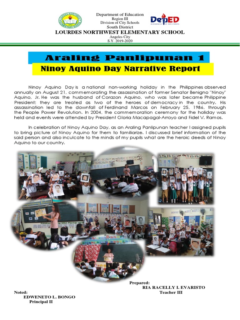 Ninoy and National Heroes Day Narrative | PDF | Corazon Aquino ...