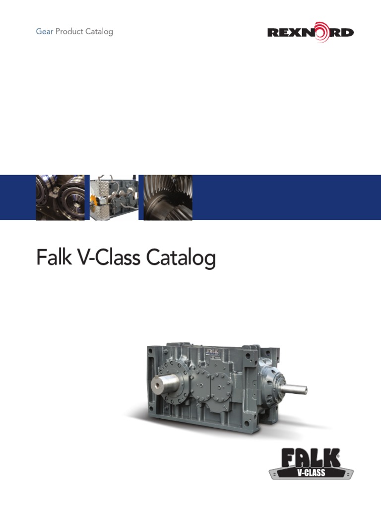 Catalogo Redutor Falk V Class Versao em Ingles PDF | PDF | Gear | Engines