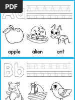 Aa Apple Alligator Ant Ax | PDF