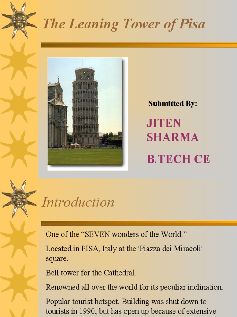 The Leaning Tower of Pisa | PDF | Buckling | Civil Engineering