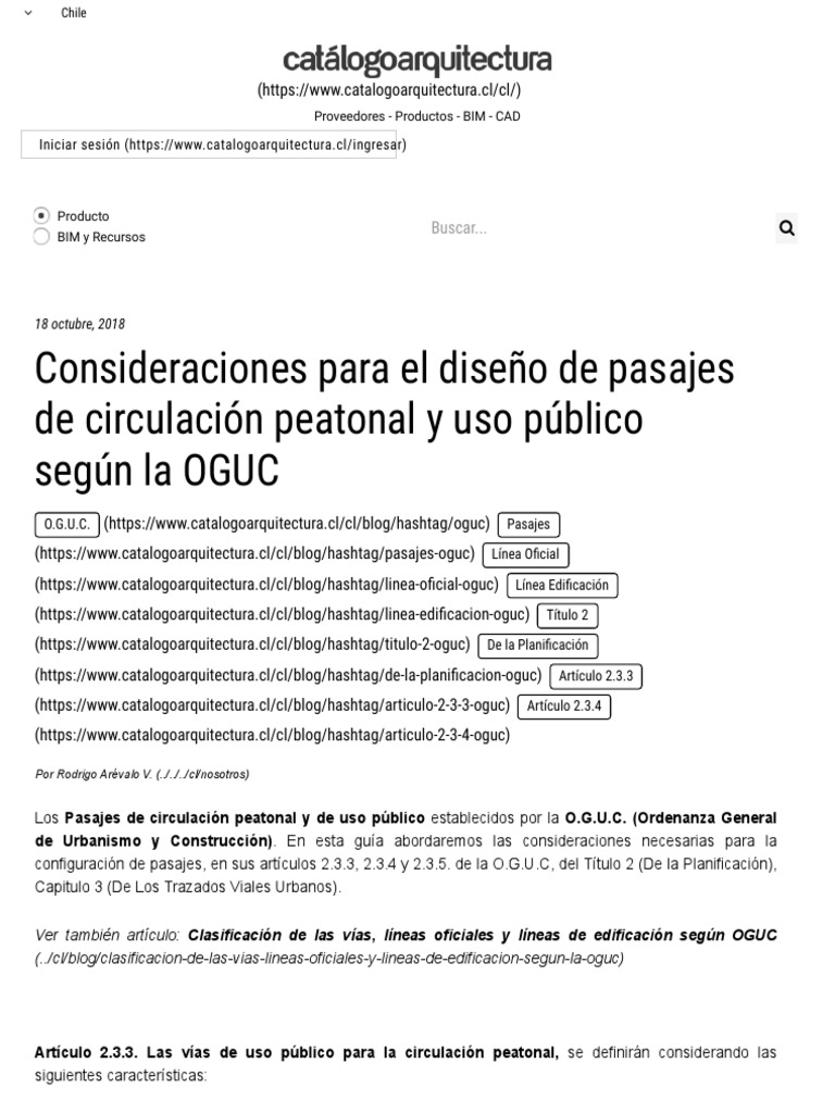 Consideraciones para Diseño de Circulacion Peatonal | PDF | Calle ...