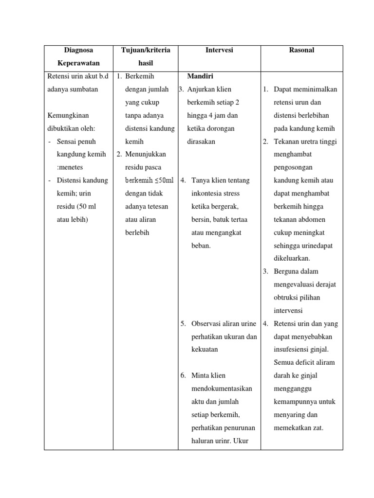 Intervensi Keperawatan | PDF